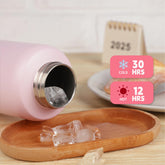 2-in-1 Pink Hydration Water Bottle – Xtusimple