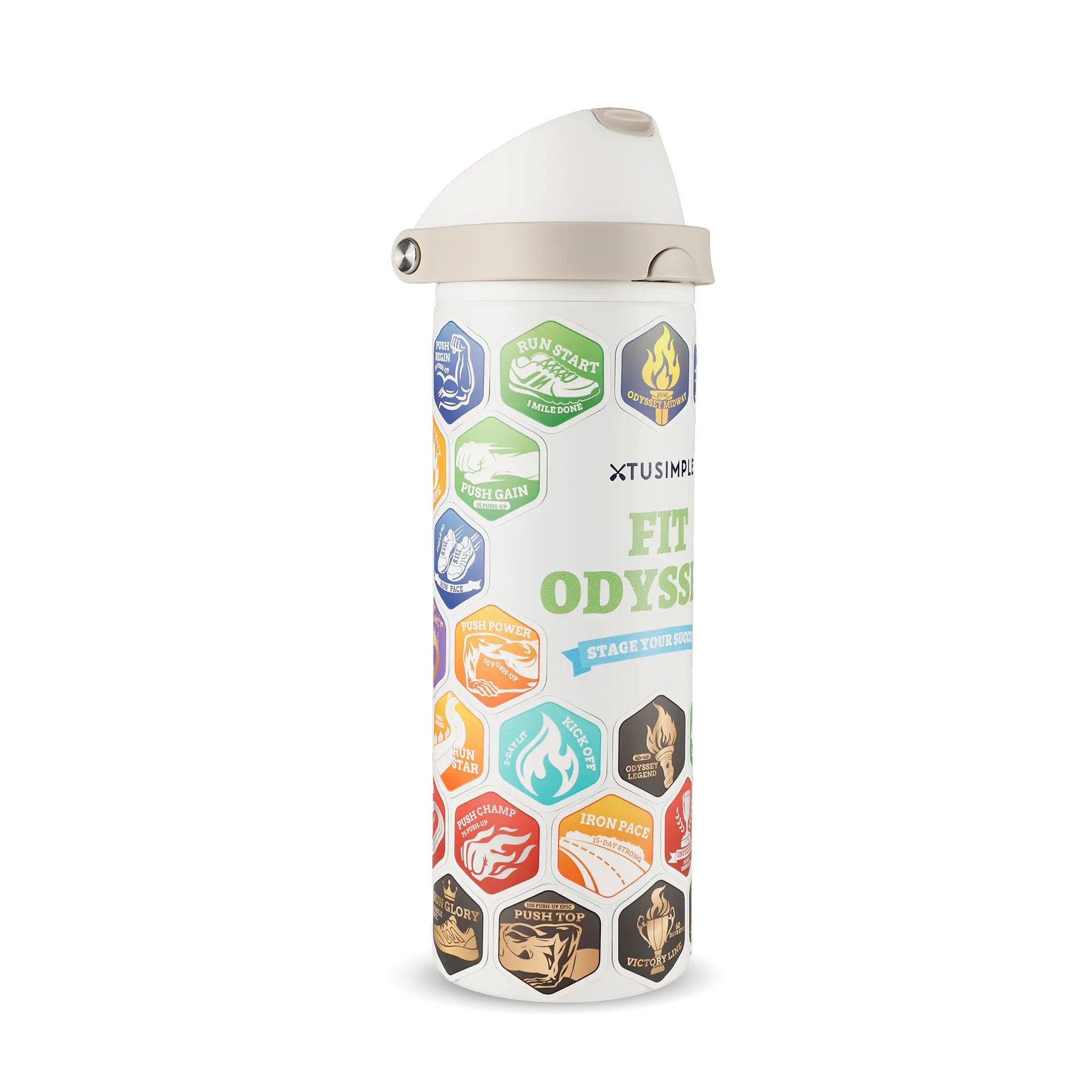 Fit Odyssey Water Bottle - Insulated & Leak Proof | Xtusimple